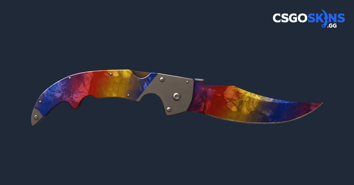 Falchion Knife | Marble Fade - CSGOSKINS.GG