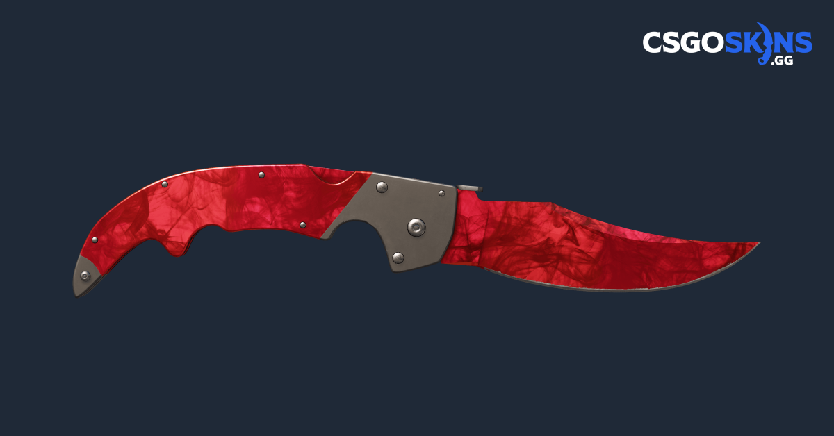 Falchion Knife | Doppler Ruby - CSGOSKINS.GG