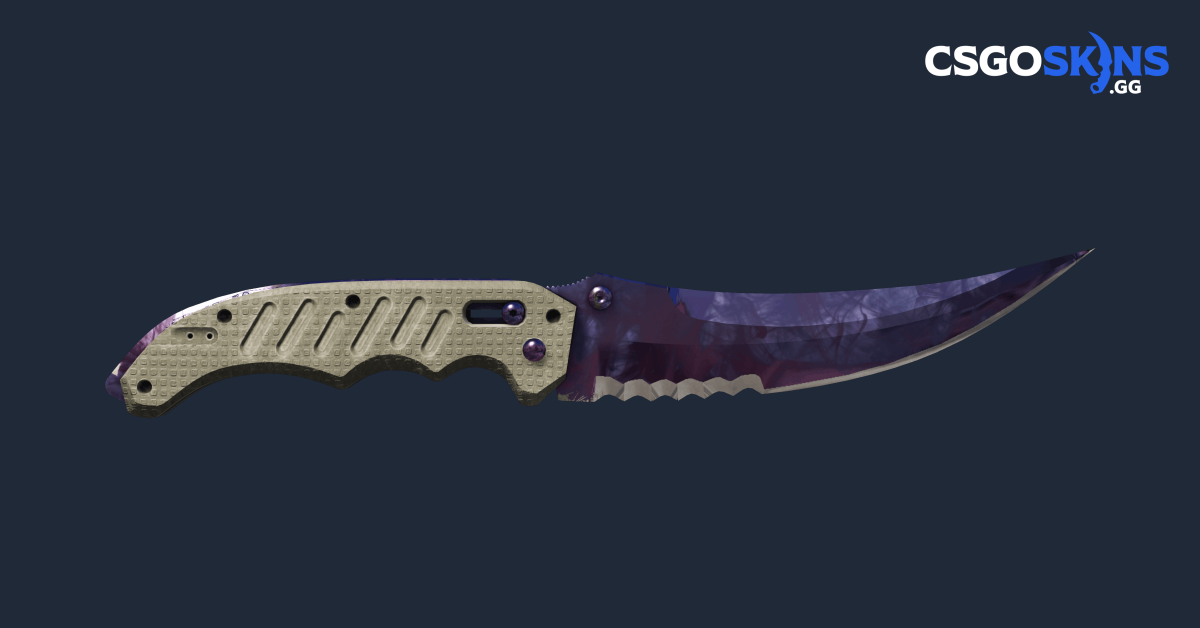 Flip Knife | Doppler Black Pearl - CSGOSKINS.GG