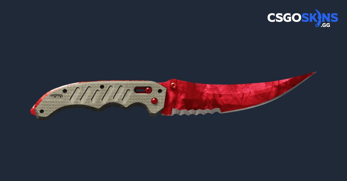 Flip Knife | Doppler Ruby - CSGOSKINS.GG