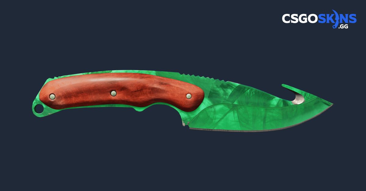 Gut Knife | Gamma Doppler Emerald - CSGOSKINS.GG