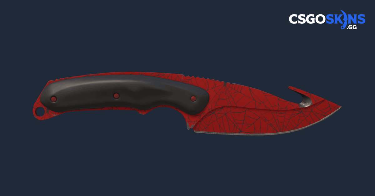 Gut Knife | Crimson Web - CSGOSKINS.GG