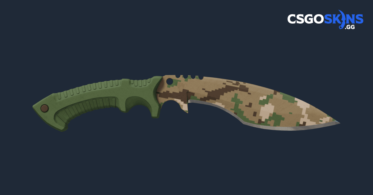 Kukri Knife | Forest DDPAT - CSGOSKINS.GG