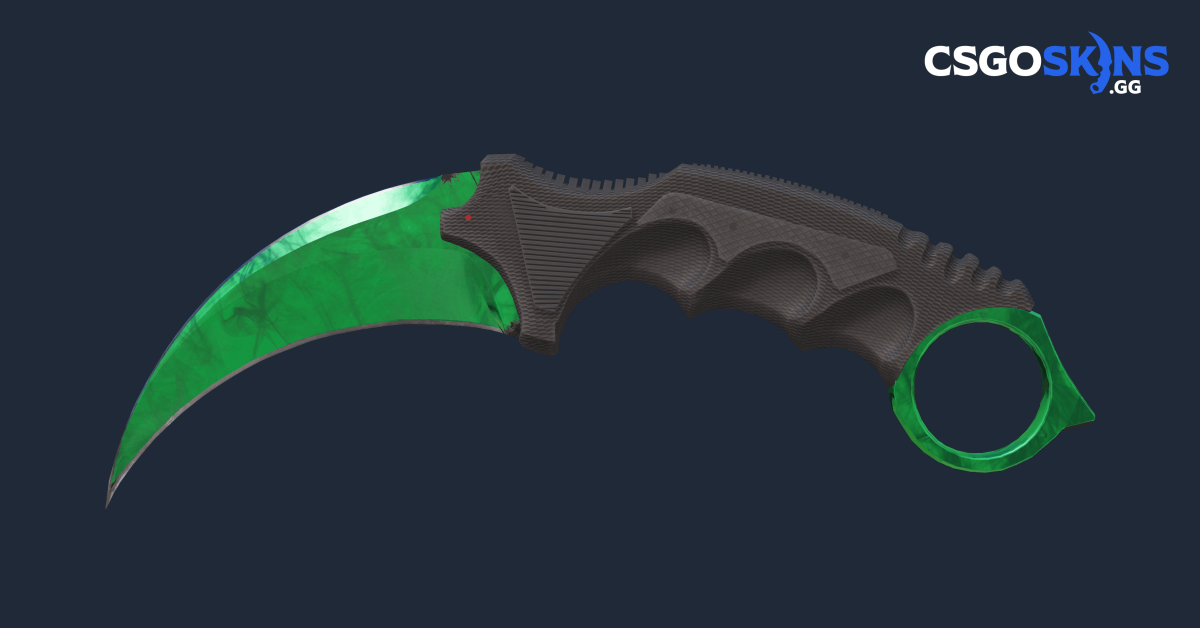 Karambit | Gamma Doppler Emerald - CSGOSKINS.GG