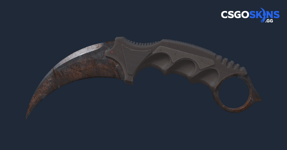 Karambit | Rust Coat - CSGOSKINS.GG