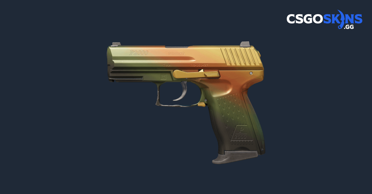 P2000 | Amber Fade - CSGOSKINS.GG