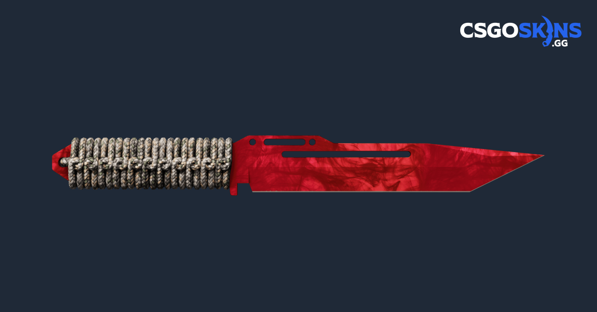 Paracord Knife | Doppler Ruby - CSGOSKINS.GG