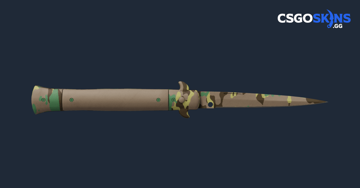 Stiletto Knife | Boreal Forest - CSGOSKINS.GG