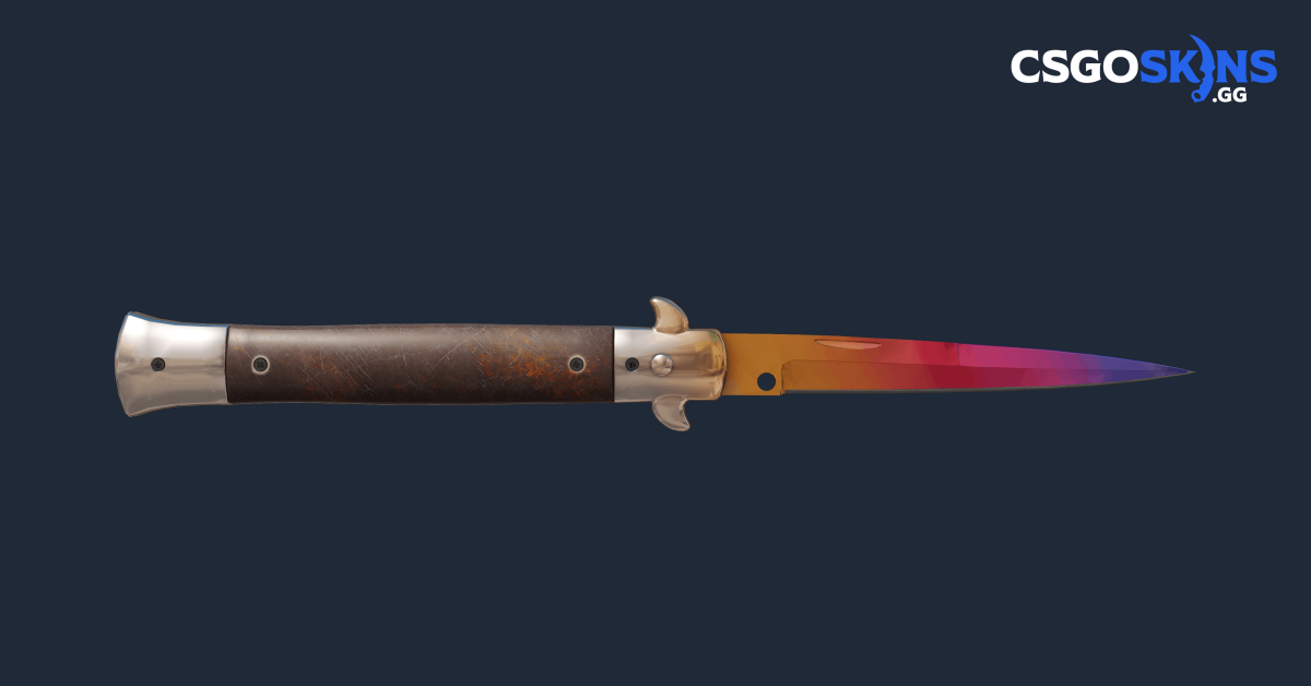 Stiletto Knife | Fade - CSGOSKINS.GG