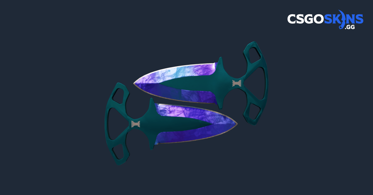 Shadow Daggers | Doppler Sapphire - CSGOSKINS.GG