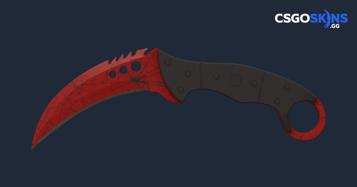 Talon Knife | Crimson Web - CSGOSKINS.GG