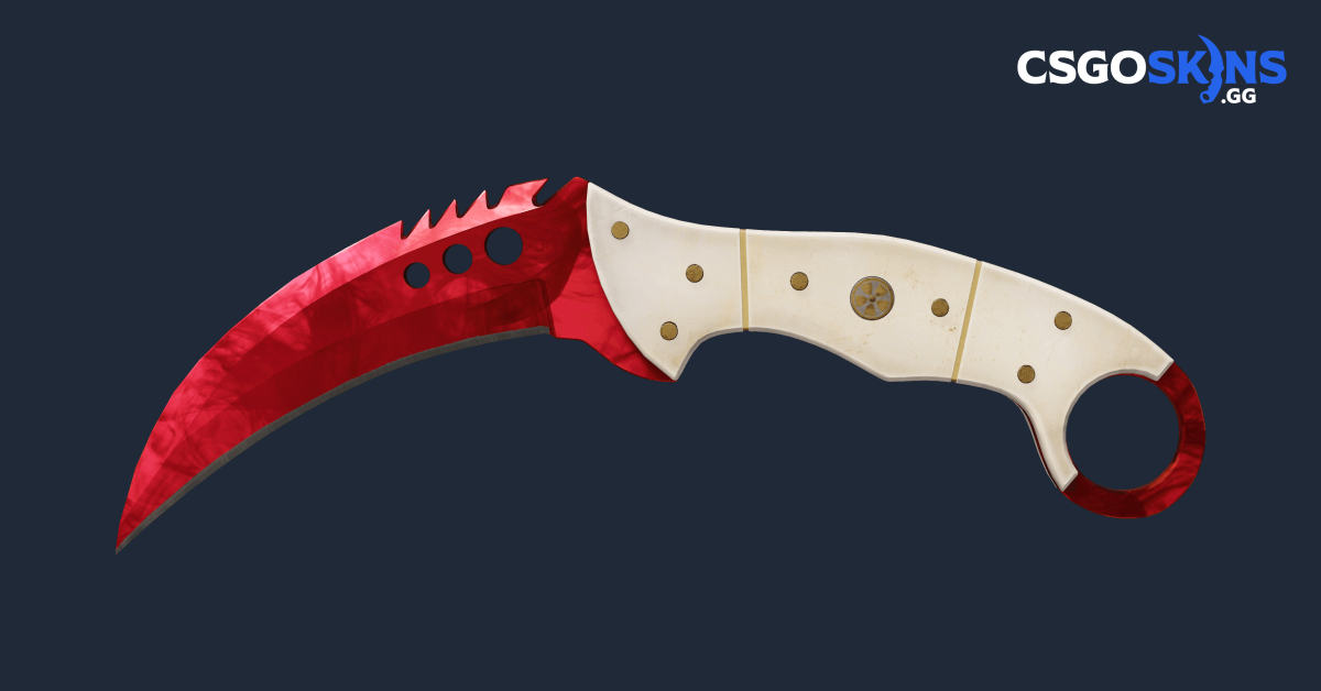 Talon Knife | Doppler Ruby - CSGOSKINS.GG