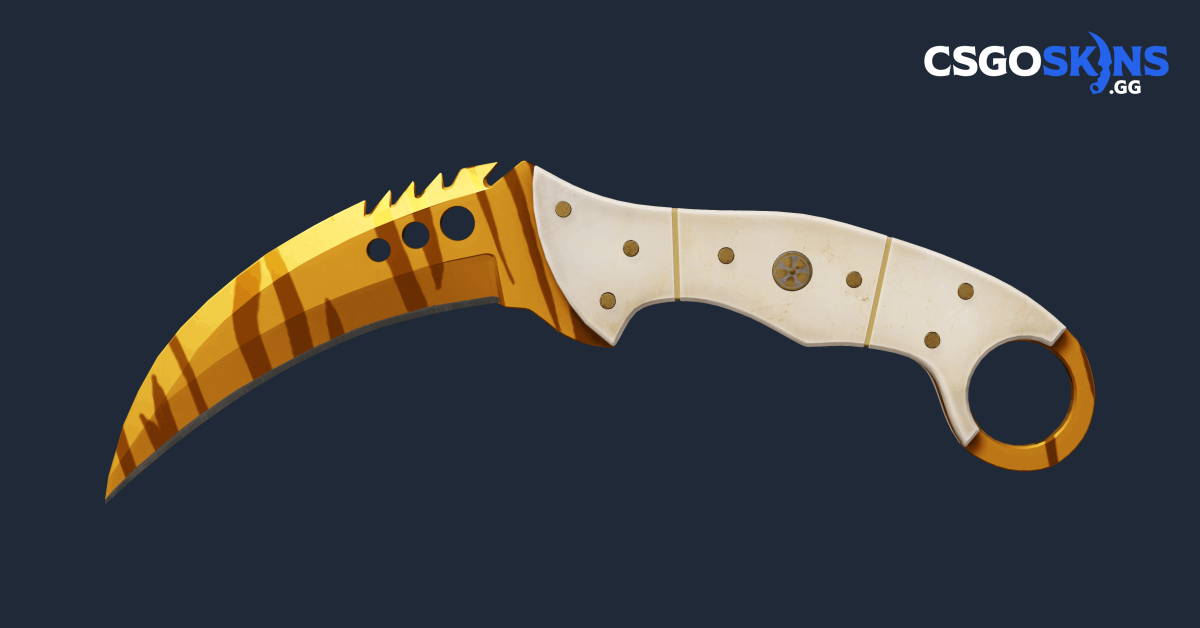 Talon Knife | Tiger Tooth - CSGOSKINS.GG