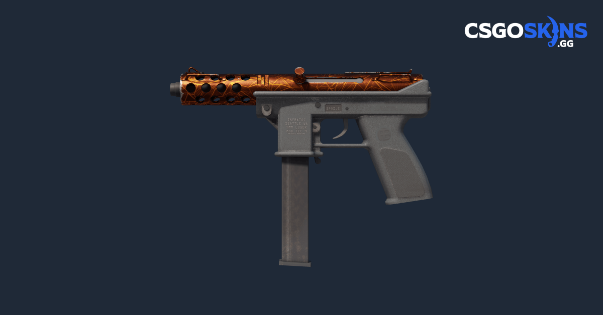 Tec-9 | Red Quartz - CSGOSKINS.GG
