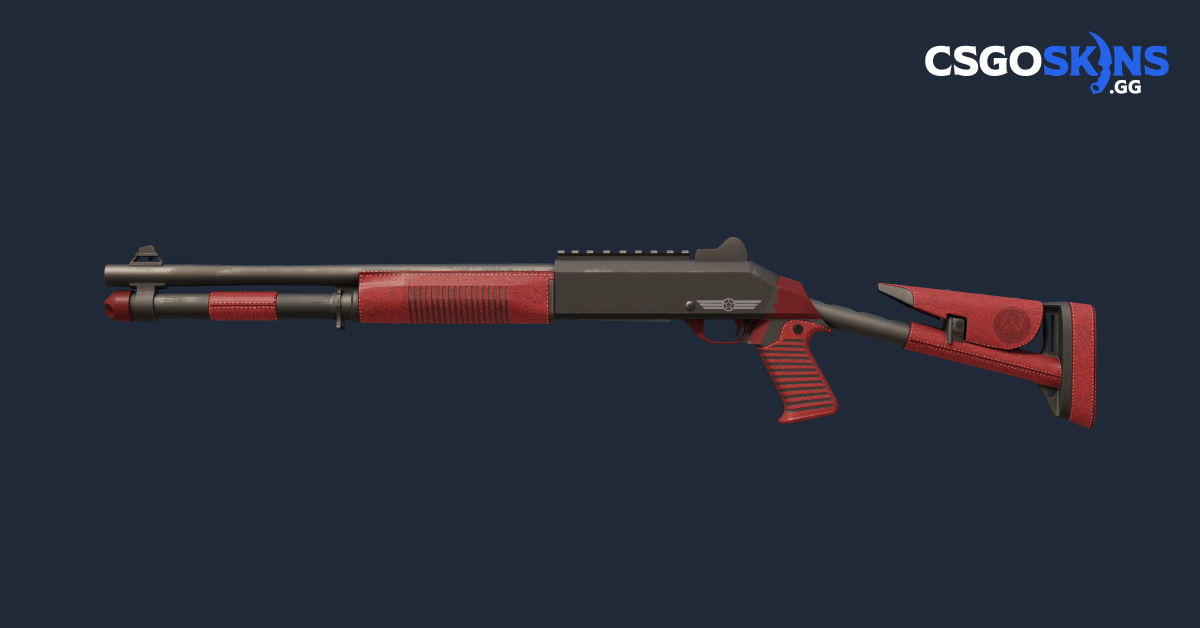 XM1014 | Red Leather - CSGOSKINS.GG