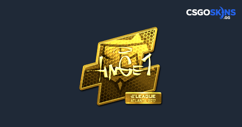 Sticker | ANGE1 (Gold) | Atlanta 2017 - CSGOSKINS.GG