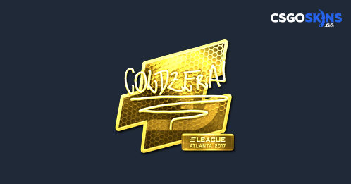 Sticker | coldzera (Gold) | Atlanta 2017 - CSGOSKINS.GG