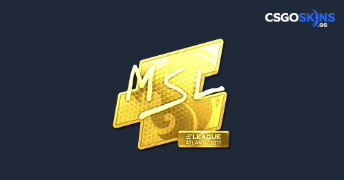 Sticker | MSL (Gold) | Atlanta 2017 - CSGOSKINS.GG