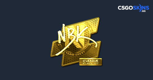 Sticker | NBK- (Gold) | Atlanta 2017 - CSGOSKINS.GG