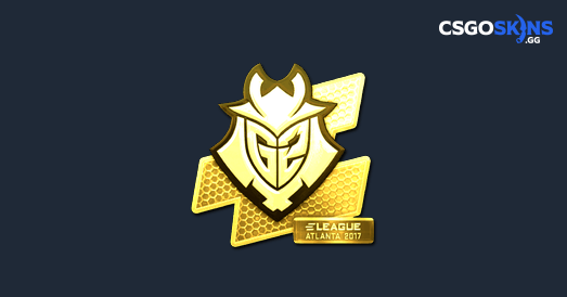Sticker | G2 Esports (Gold) | Atlanta 2017 - CSGOSKINS.GG