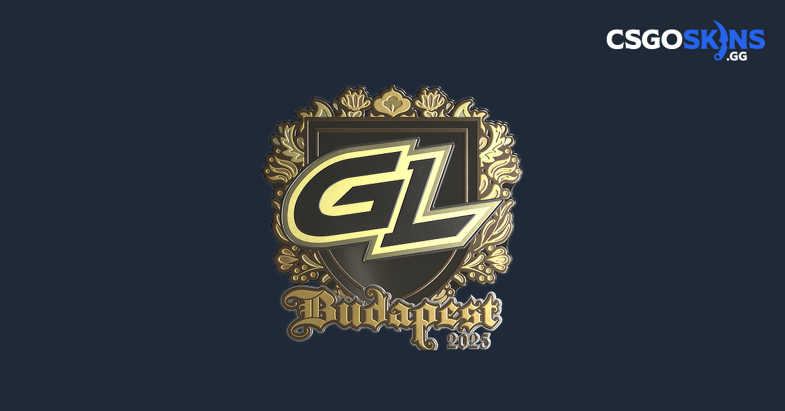 Sticker | GamerLegion (Gold) | Budapest 2025 - CSGOSKINS.GG