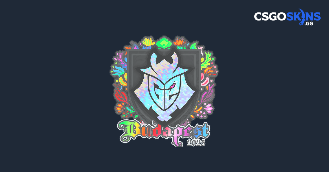 Sticker | G2 esports (Holo) | Budapest 2025 - CSGOSKINS.GG