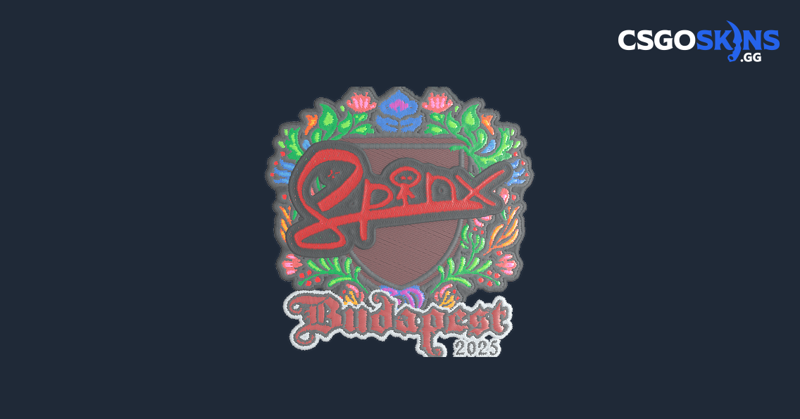 Sticker | Spinx (Embroidered) | Budapest 2025 - CSGOSKINS.GG