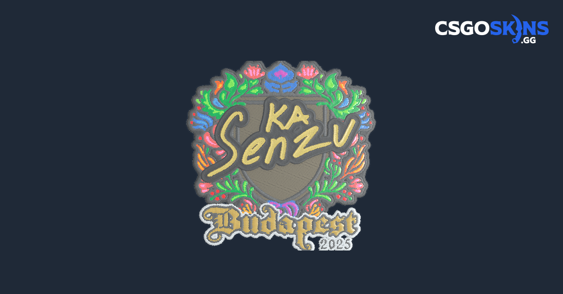 Sticker | Senzu (Embroidered) | Budapest 2025 - CSGOSKINS.GG