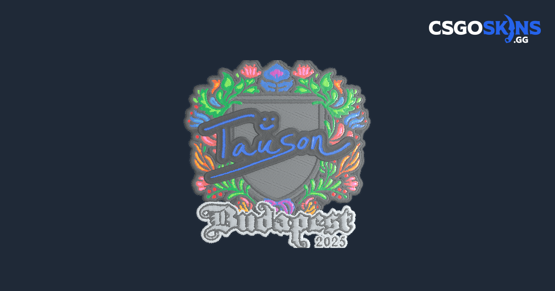 Sticker | Tauson (Embroidered) | Budapest 2025 - CSGOSKINS.GG