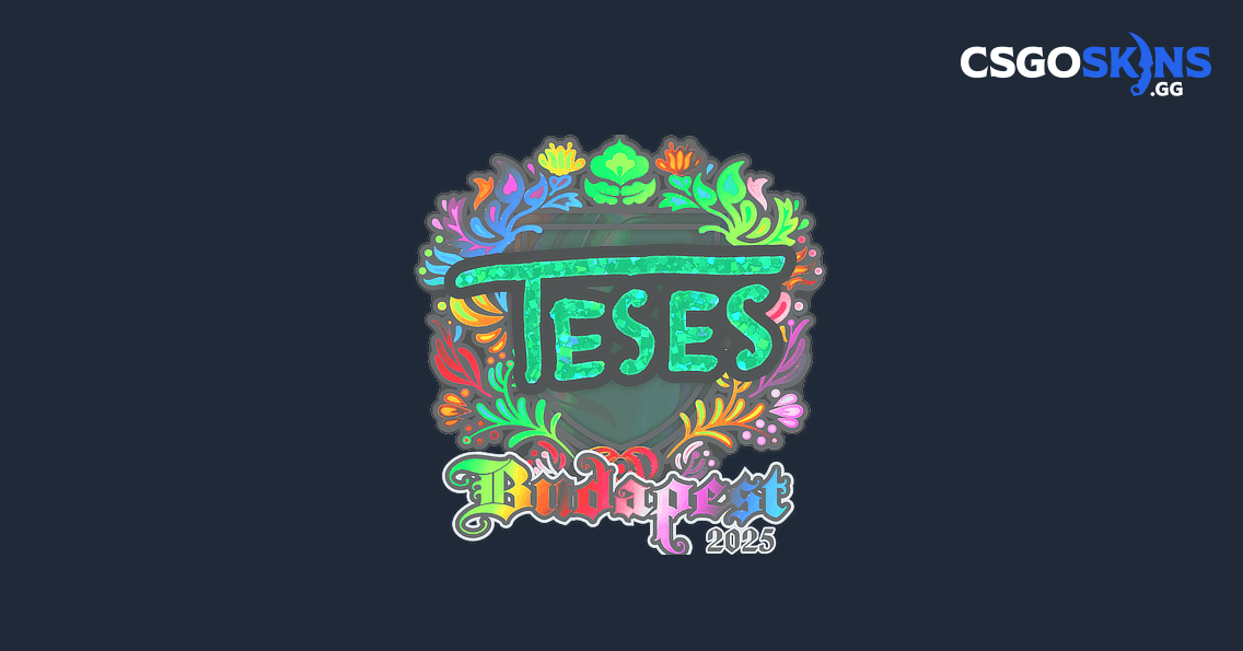 Sticker | TeSeS (Holo) | Budapest 2025 - CSGOSKINS.GG