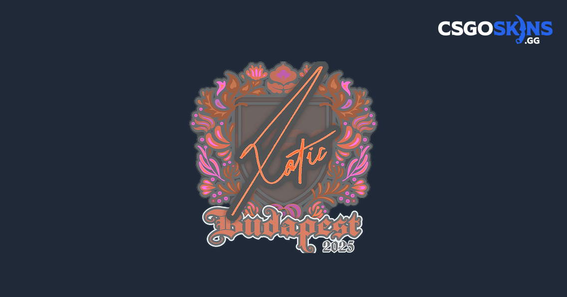 Sticker | XotiC | Budapest 2025 - CSGOSKINS.GG