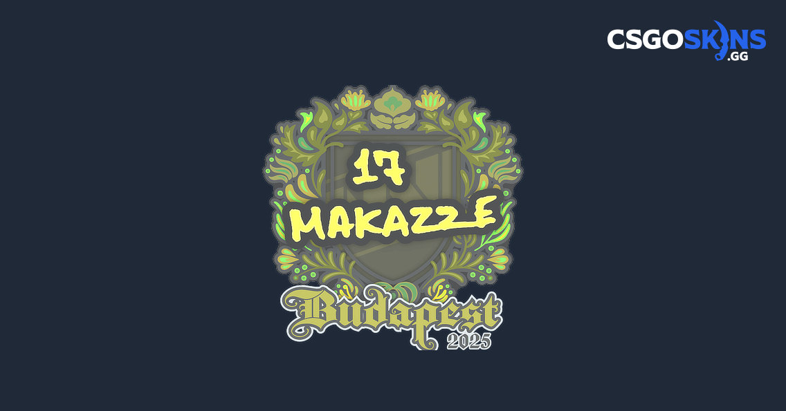 Sticker | makazze | Budapest 2025 - CSGOSKINS.GG