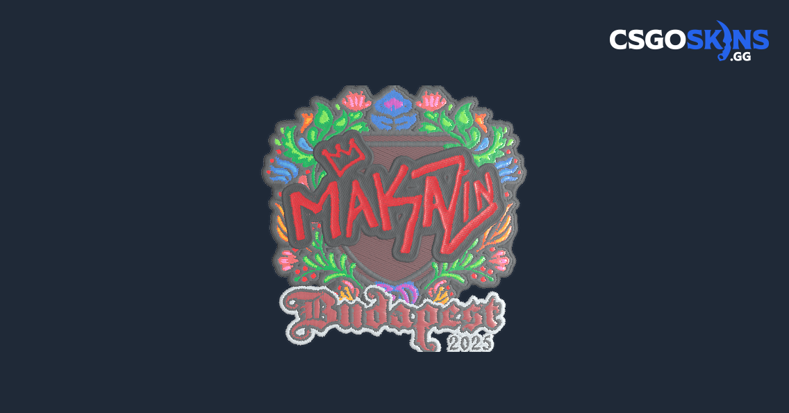 Sticker | Maka (Embroidered) | Budapest 2025 - CSGOSKINS.GG