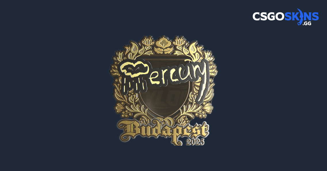 Sticker | Mercury (Gold) | Budapest 2025 - CSGOSKINS.GG