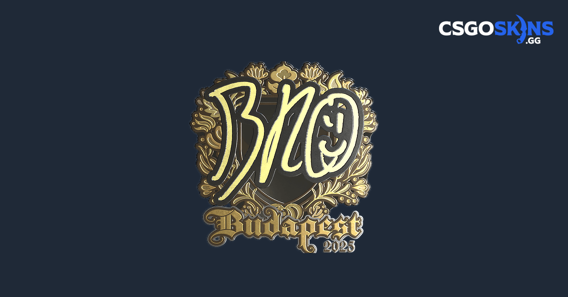 Sticker | br0 (Gold) | Budapest 2025 - CSGOSKINS.GG
