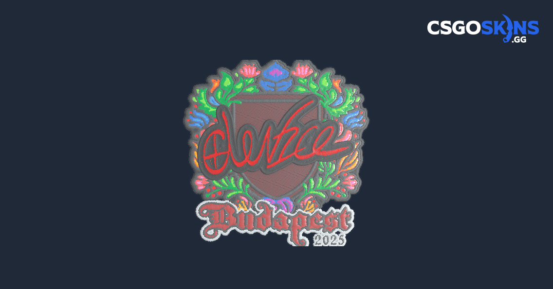 Sticker | device (Embroidered) | Budapest 2025 - CSGOSKINS.GG