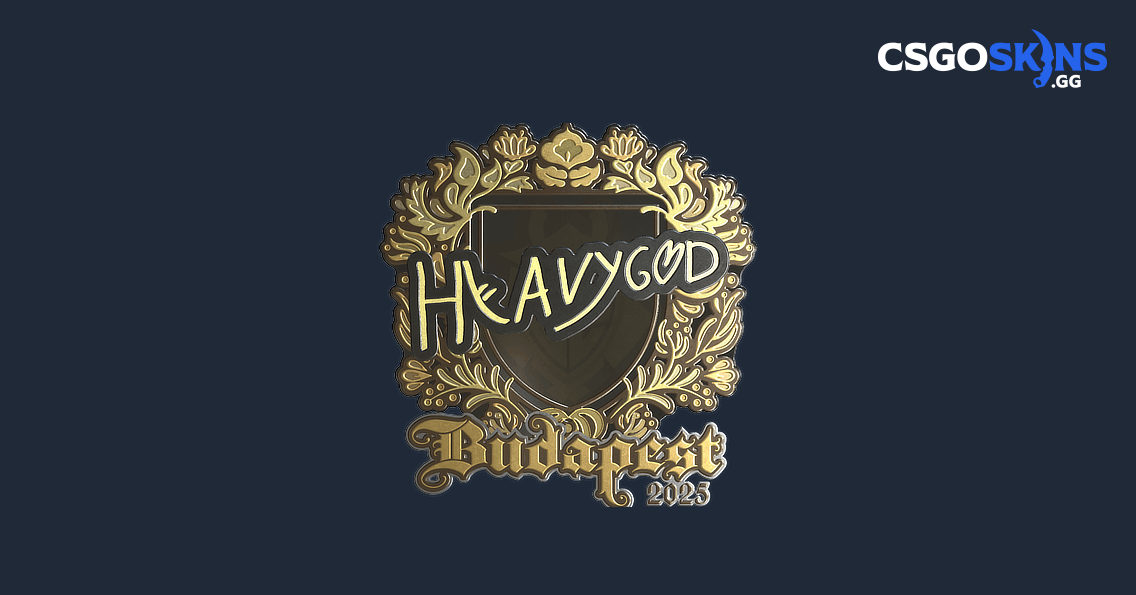 Sticker | Heavygod (Gold) | Budapest 2025 - CSGOSKINS.GG
