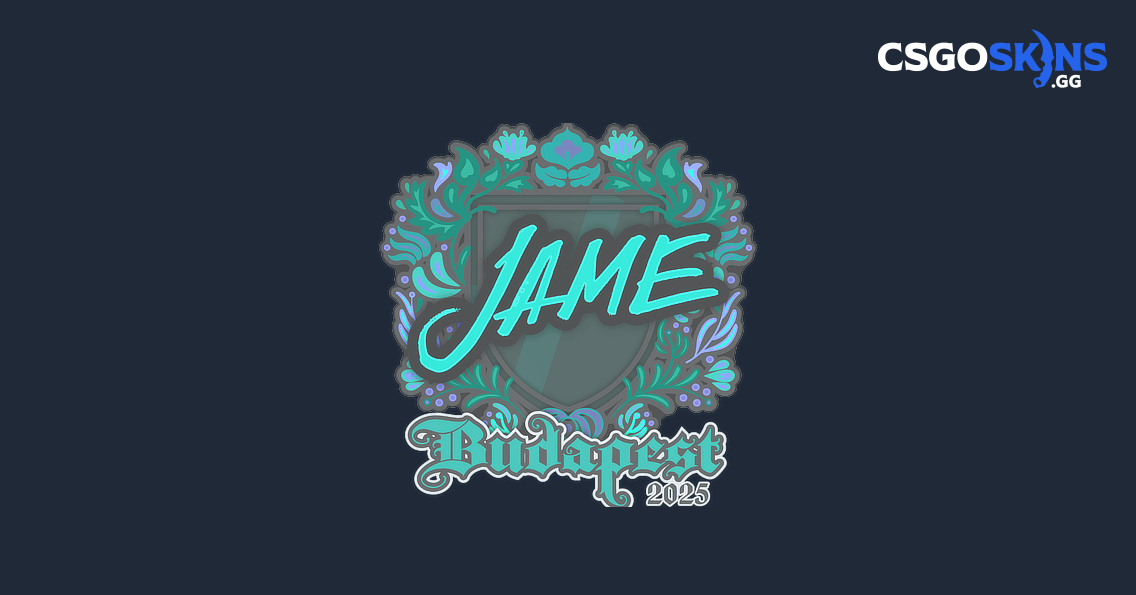 Sticker | Jame | Budapest 2025 - CSGOSKINS.GG