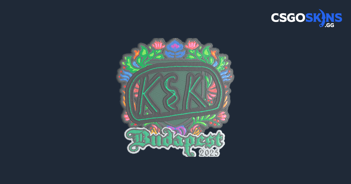 Sticker | kyousuke (Embroidered) | Budapest 2025 - CSGOSKINS.GG