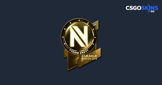 Sticker | Team EnVyUs (Gold) | Boston 2018 - CSGOSKINS.GG