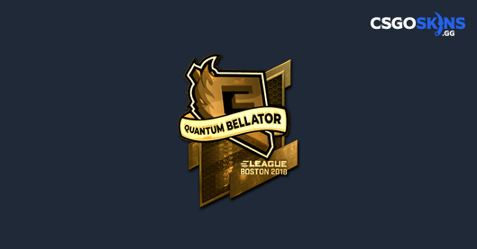Sticker | Quantum Bellator Fire (Gold) | Boston 2018 - CSGOSKINS.GG