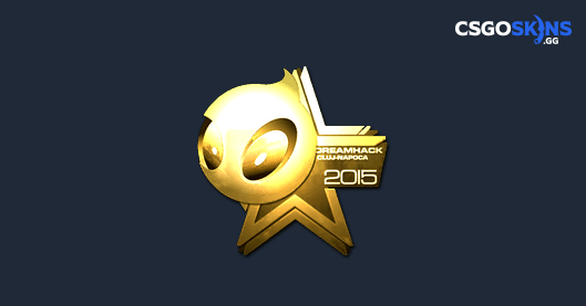 Sticker | Team Dignitas (Gold) | Cluj-Napoca 2015 - CSGOSKINS.GG