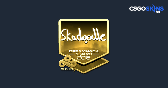 Sticker | Skadoodle (Gold) | Cluj-Napoca 2015 - CSGOSKINS.GG