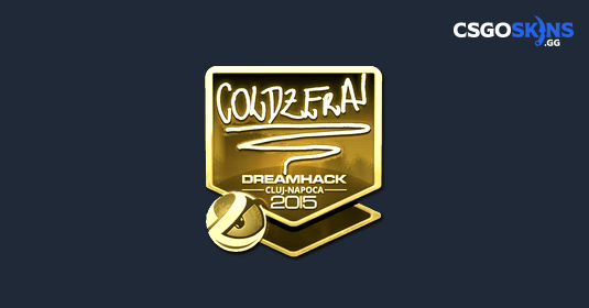 Sticker | coldzera (Gold) | Cluj-Napoca 2015 - CSGOSKINS.GG
