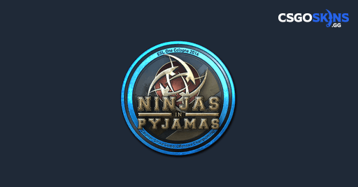 Sticker | Ninjas in Pyjamas (Foil) | Cologne 2014 - CSGOSKINS.GG