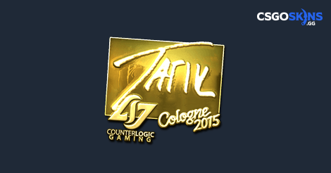 Sticker | tarik (Gold) | Cologne 2015 - CSGOSKINS.GG