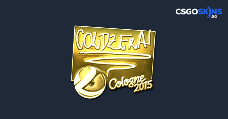 Sticker | coldzera (Gold) | Cologne 2015 - CSGOSKINS.GG