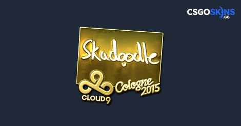 Sticker | Skadoodle (Gold) | Cologne 2015 - CSGOSKINS.GG