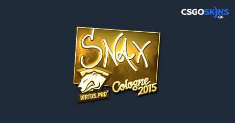 Sticker | Snax (Gold) | Cologne 2015 - CSGOSKINS.GG