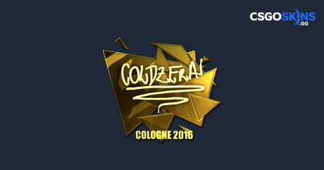 Sticker | coldzera (Gold) | Cologne 2016 - CSGOSKINS.GG